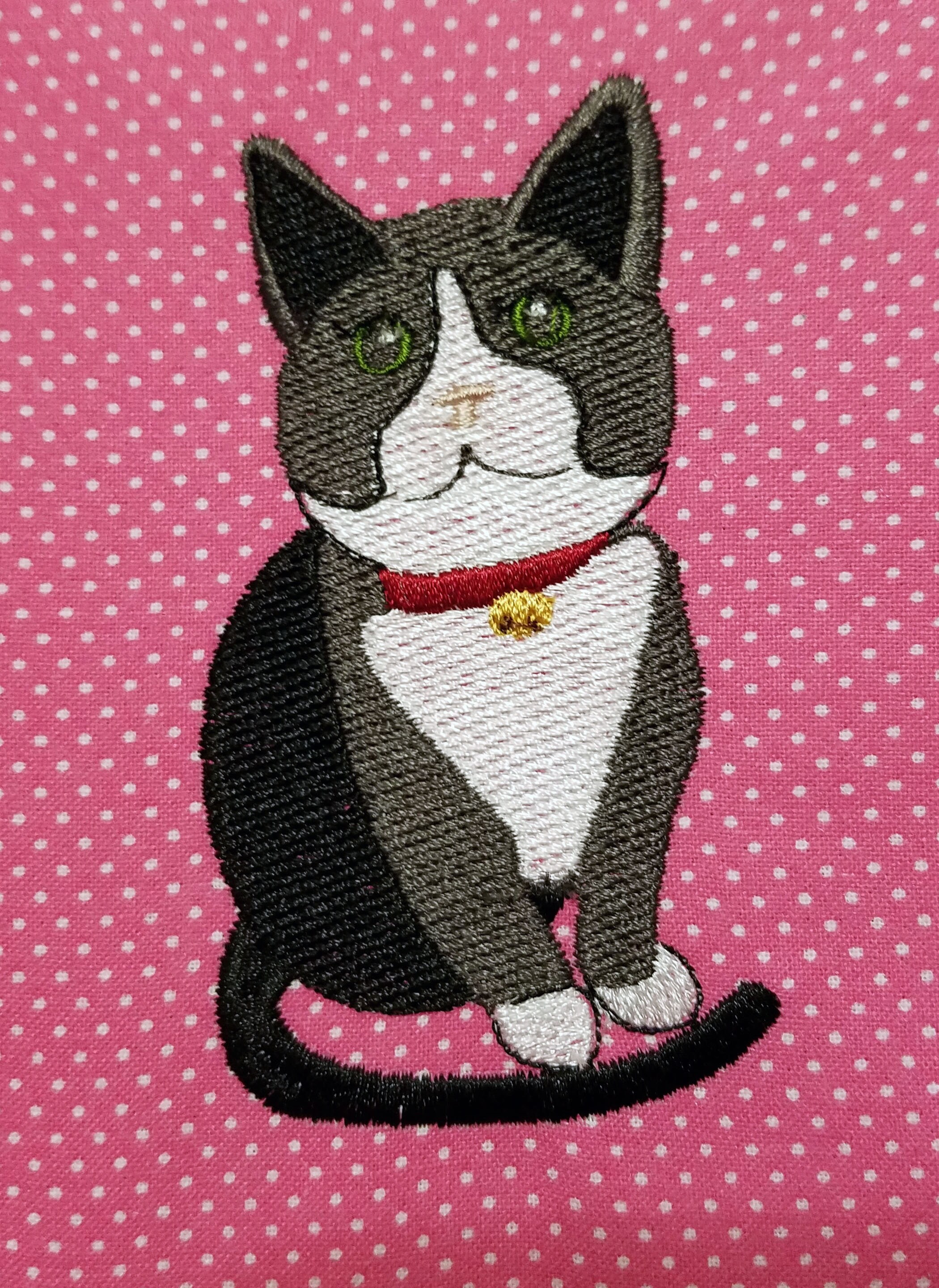 Cute Kitty Machine Embroidery Design Embroidery Designs | Etsy