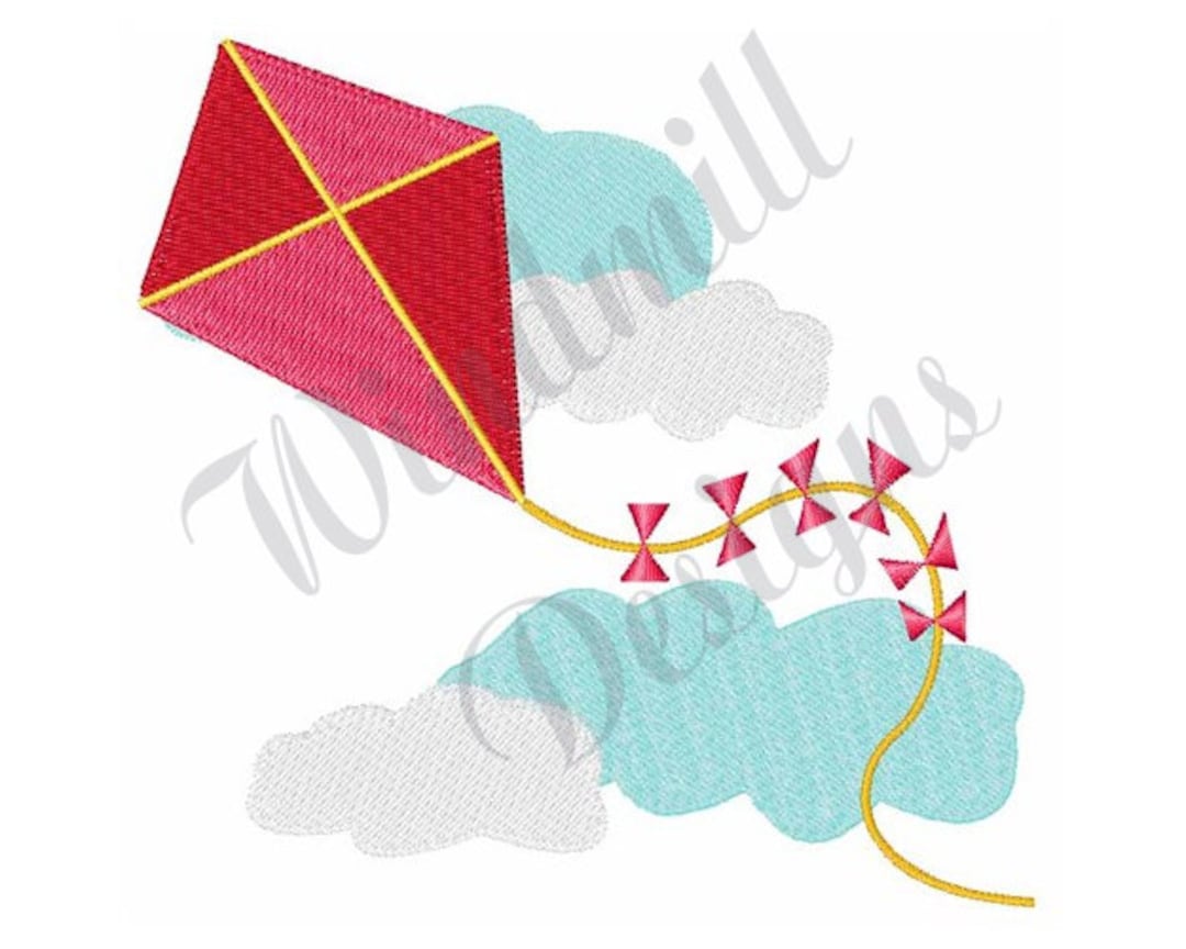 Kite Flying - Machine Embroidery Design, Embroidery Designs, Machine ...