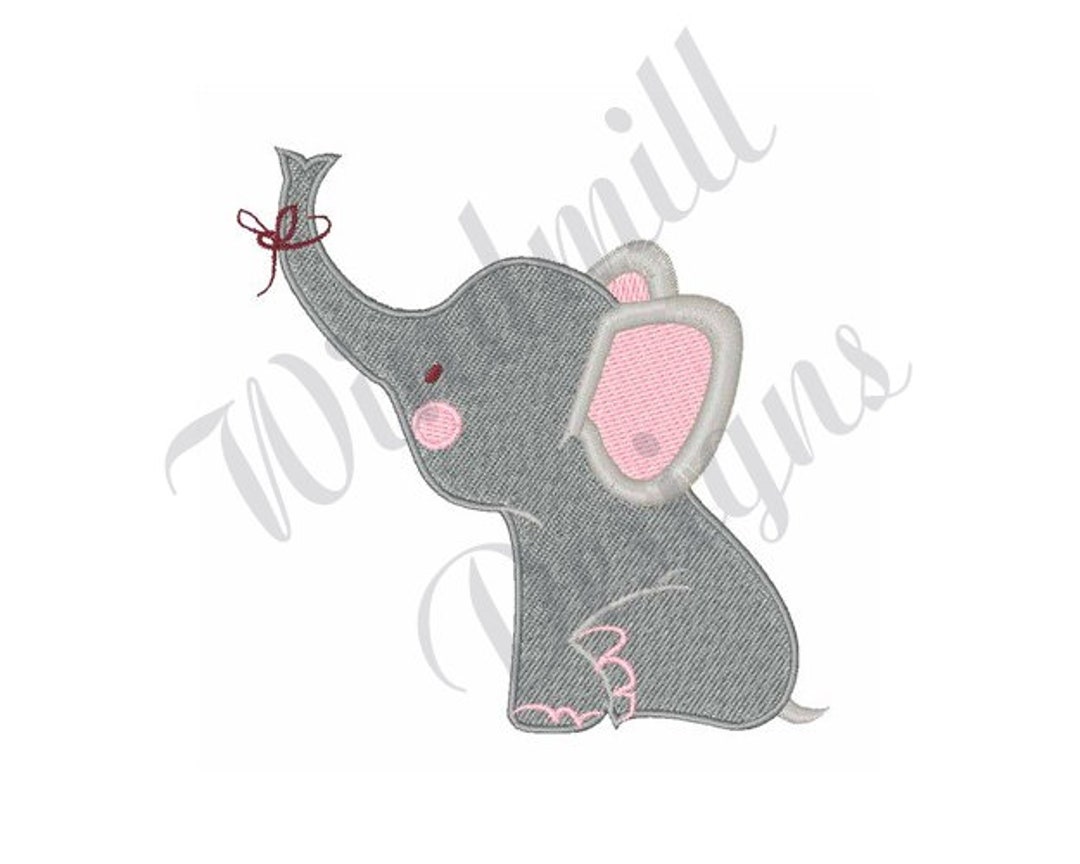 Little Elephant - Machine Embroidery Design, Embroidery Designs ...