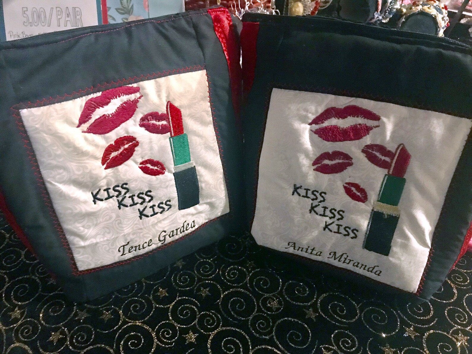 Kiss Lipstick Machine Embroidery Design Embroidery Designs - Etsy