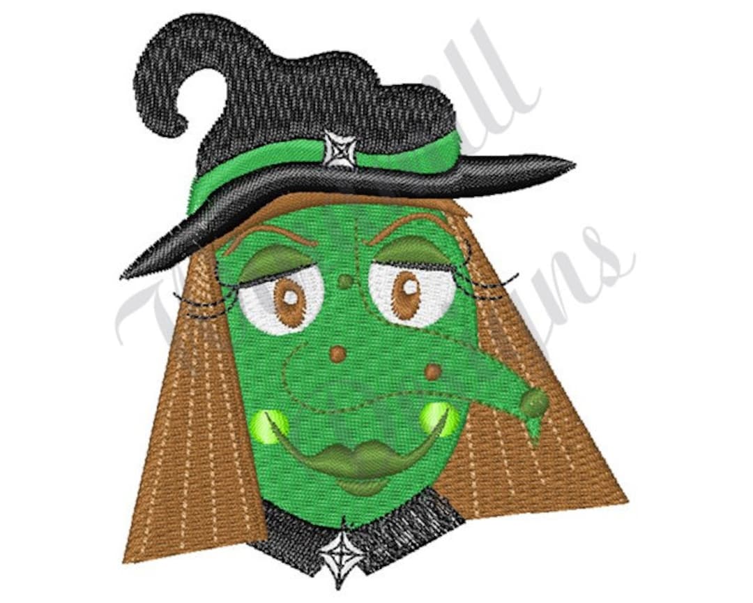 Halloween Witch - Machine Embroidery Design, Embroidery Designs ...