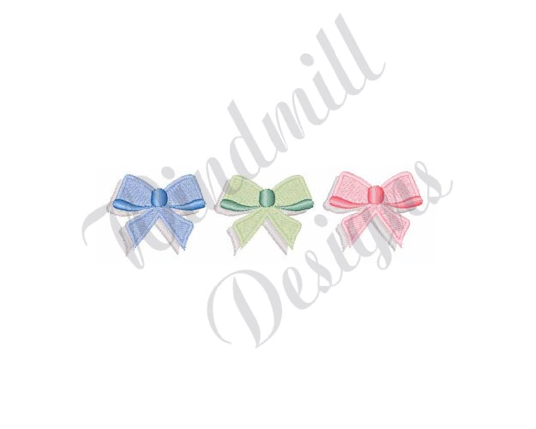 Bow Border - Machine Embroidery Design, Embroidery Designs, Machine ...