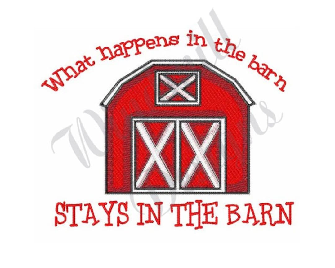 Red Barn - Machine Embroidery Design, Embroidery Designs, Machine ...