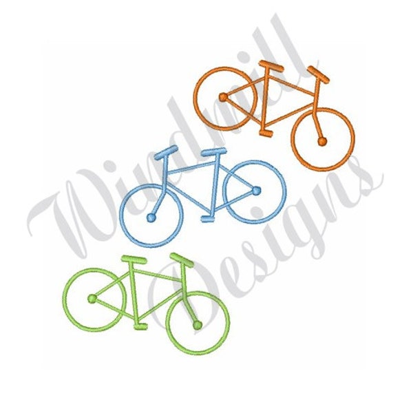 Machine Embroidery Bicycle Designs - Etsy