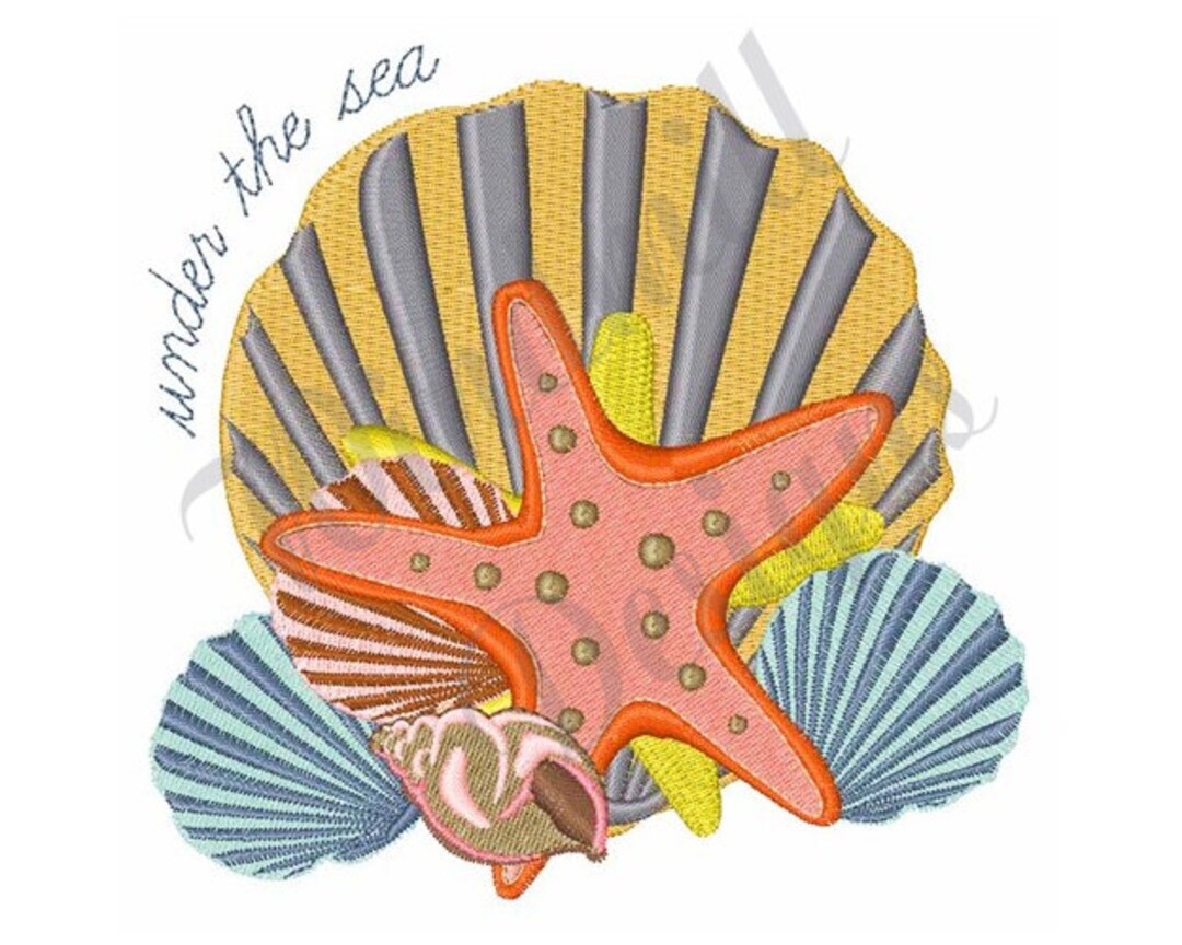 Sea Shells - Machine Embroidery Design, Embroidery Designs, Machine ...