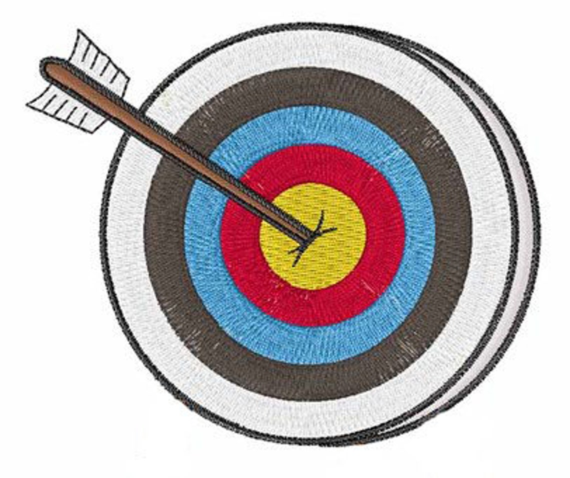 Archery Target Machine Embroidery Design Embroidery - Etsy Australia