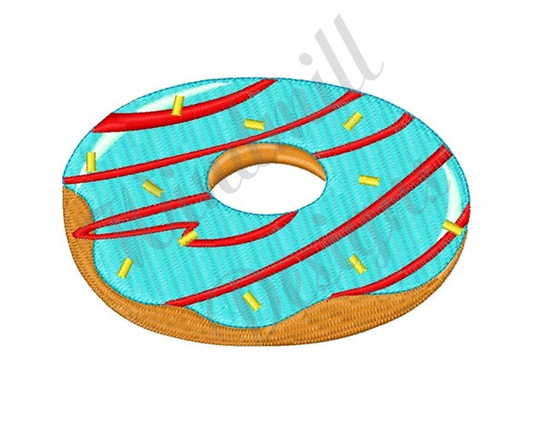 Glazed Doughnut - Machine Embroidery Design, Embroidery Designs ...