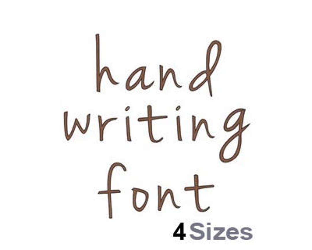 Hand Writing Machine Embroidery Font, Embroidery Alphabet, Embroidery ...