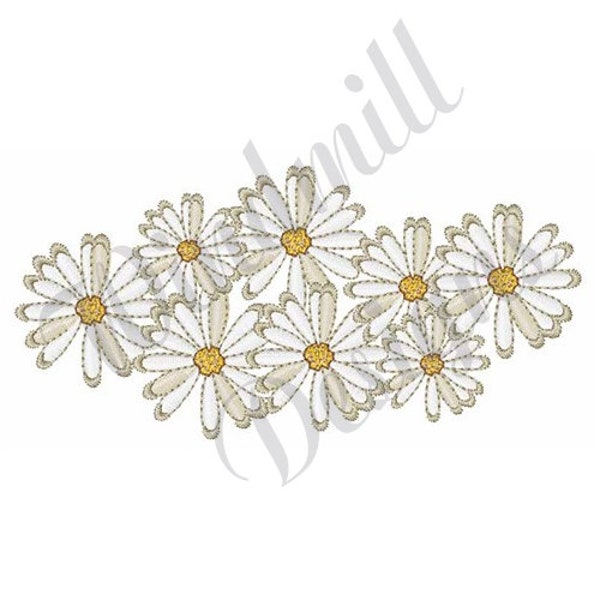 Daisy Embroidery - Etsy