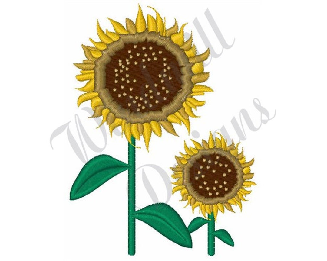 Sunflowers - Machine Embroidery Design, Embroidery Designs, Machine ...
