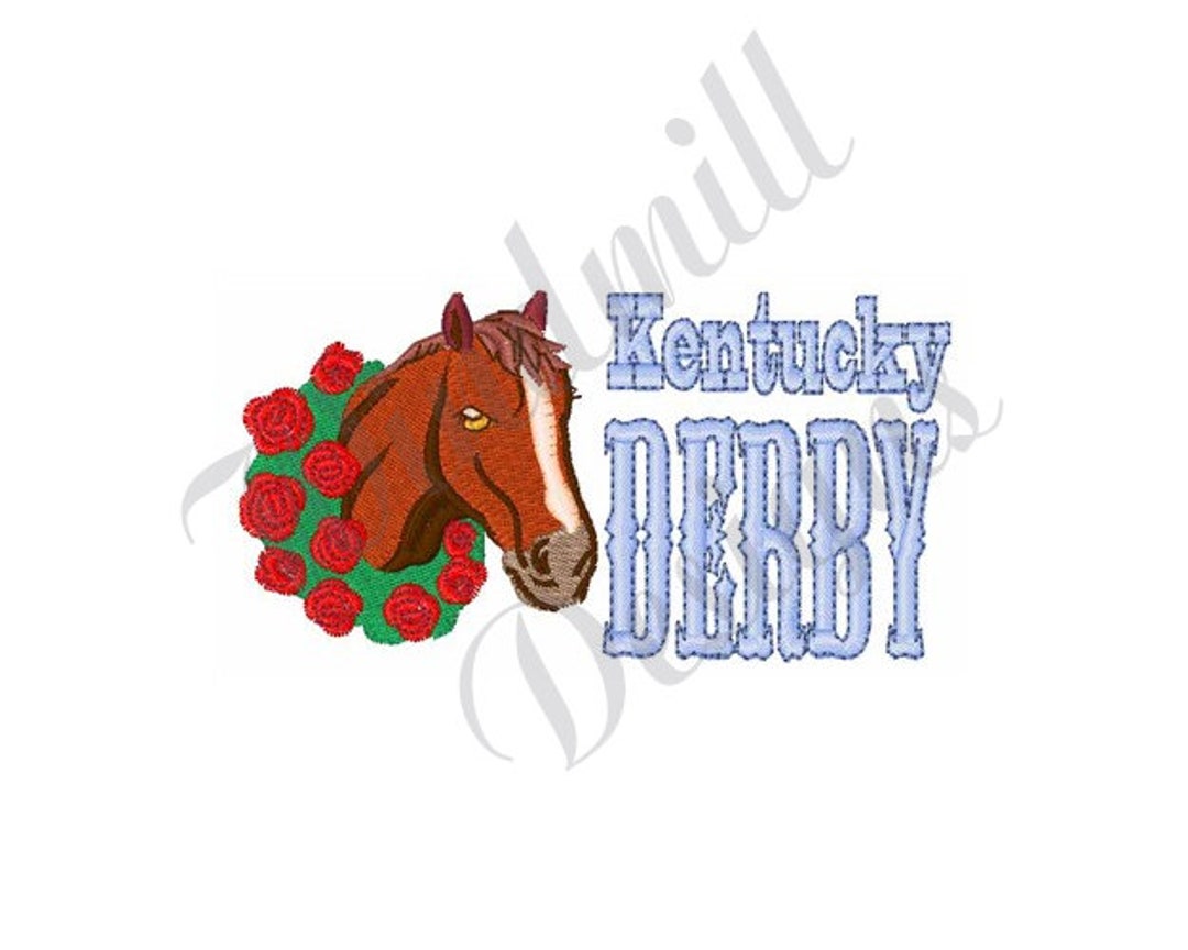 Kentucky Derby Horse - Machine Embroidery Design, Embroidery Designs ...