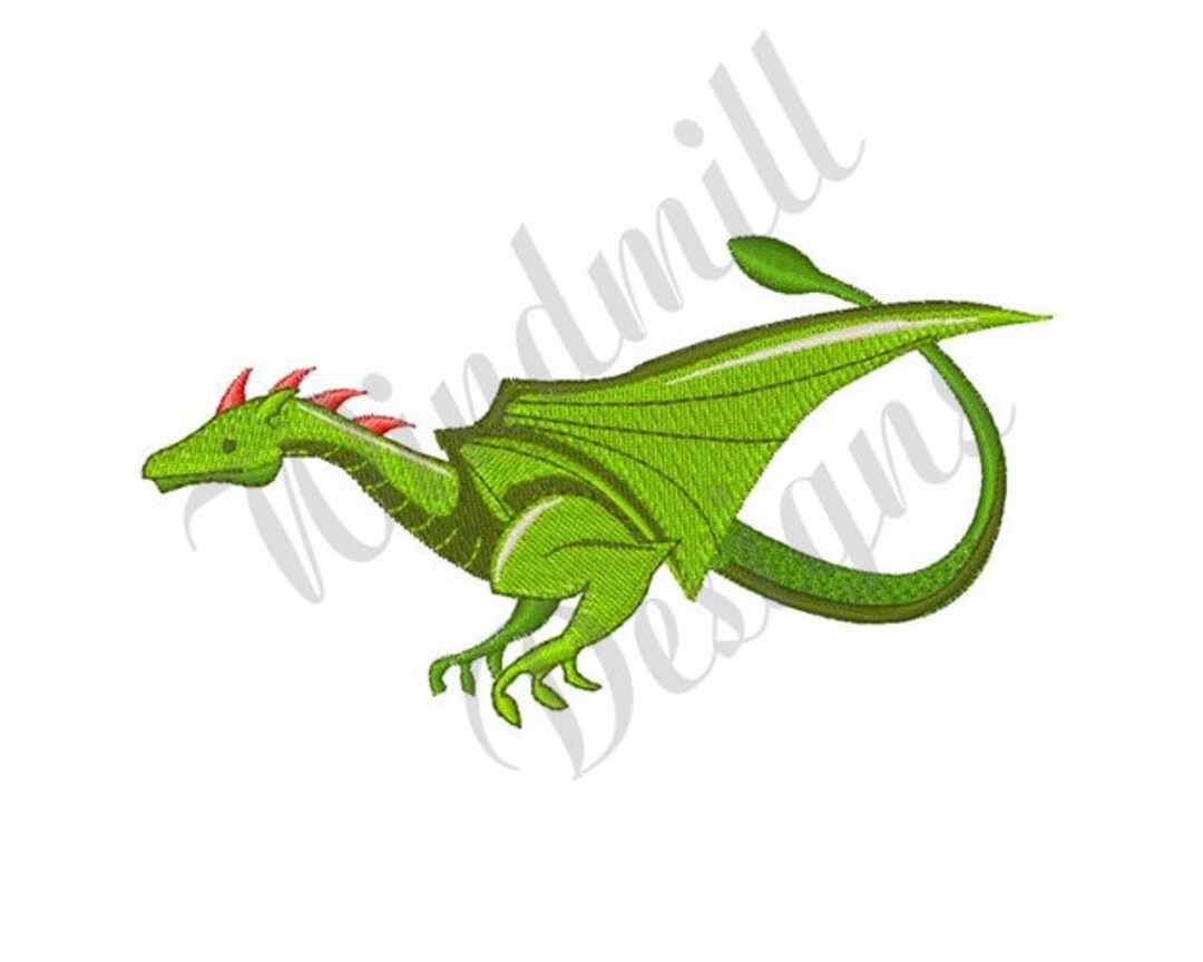 Flying Dragon - Machine Embroidery Design, Embroidery Designs, Machine ...