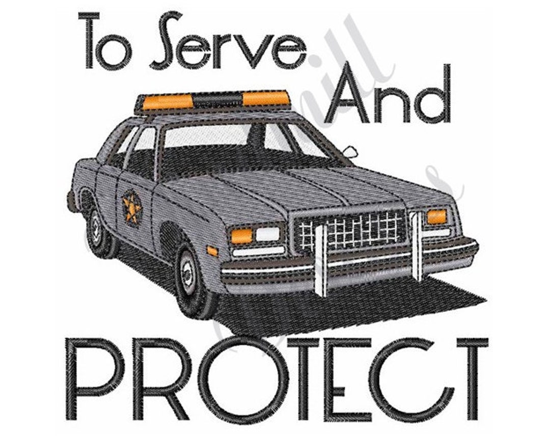 Police Car - Machine Embroidery Design, Embroidery Designs, Machine ...