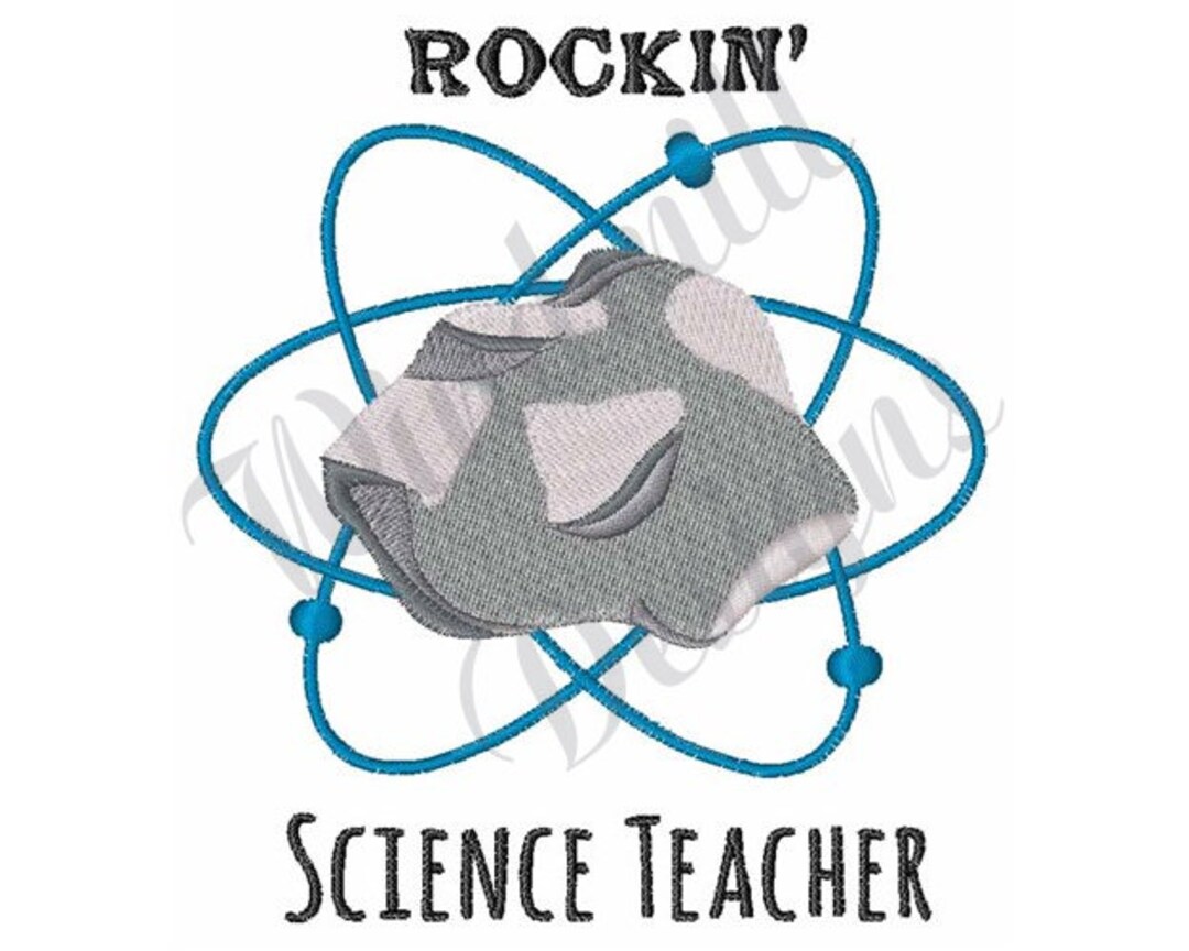 Atom Science Teacher - Machine Embroidery Design, Embroidery Designs ...