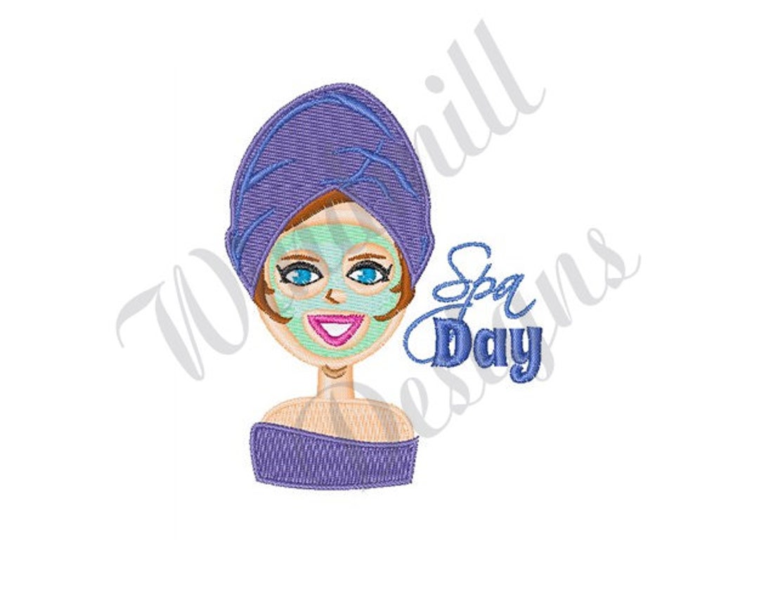 Spa Day - Machine Embroidery Design, Embroidery Designs, Machine ...