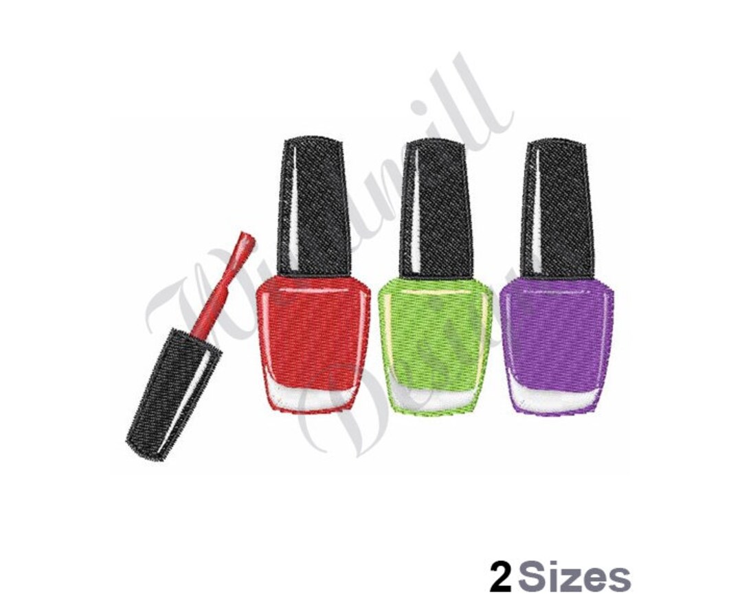 Nail Polish - Machine Embroidery Design, Embroidery Designs, Machine ...