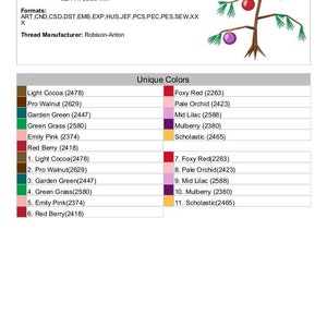 Bare Christmas Tree Machine Embroidery Design, Embroidery Designs ...