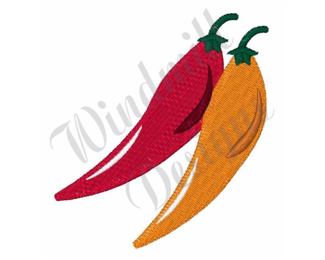 Chili Peppers - Machine Embroidery Design, Embroidery Designs, Machine ...