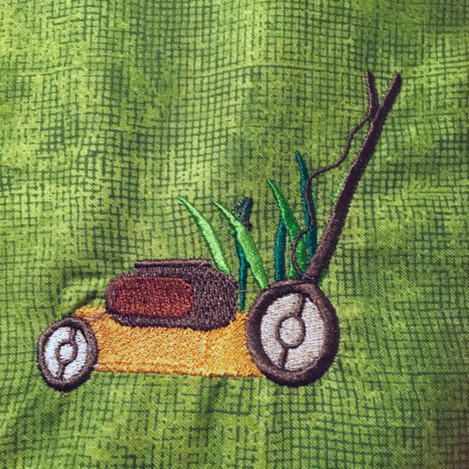 Lawn Mower - Machine Embroidery Design, Embroidery Designs, Machine ...