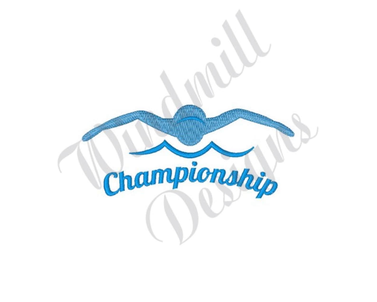 Swimming Championship - Machine Embroidery Design, Embroidery Designs ...