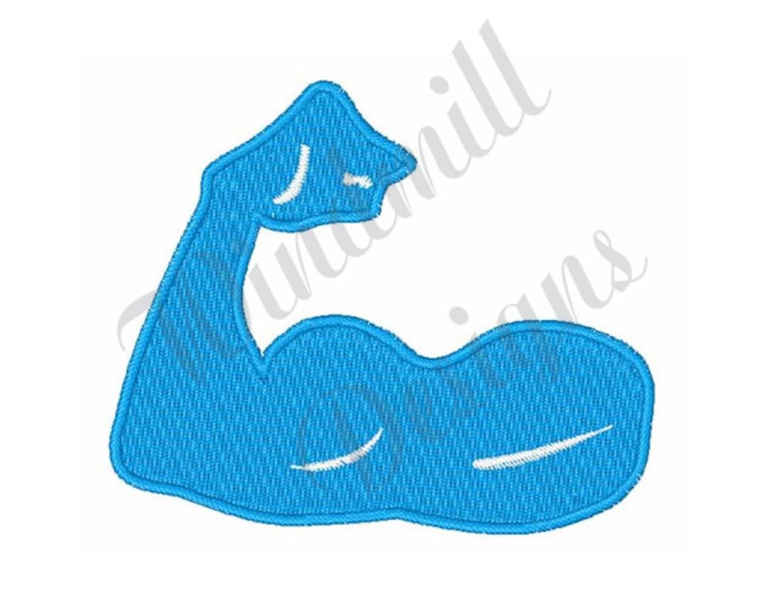 Bicep Flex - Machine Embroidery Design, Embroidery Designs, Machine ...