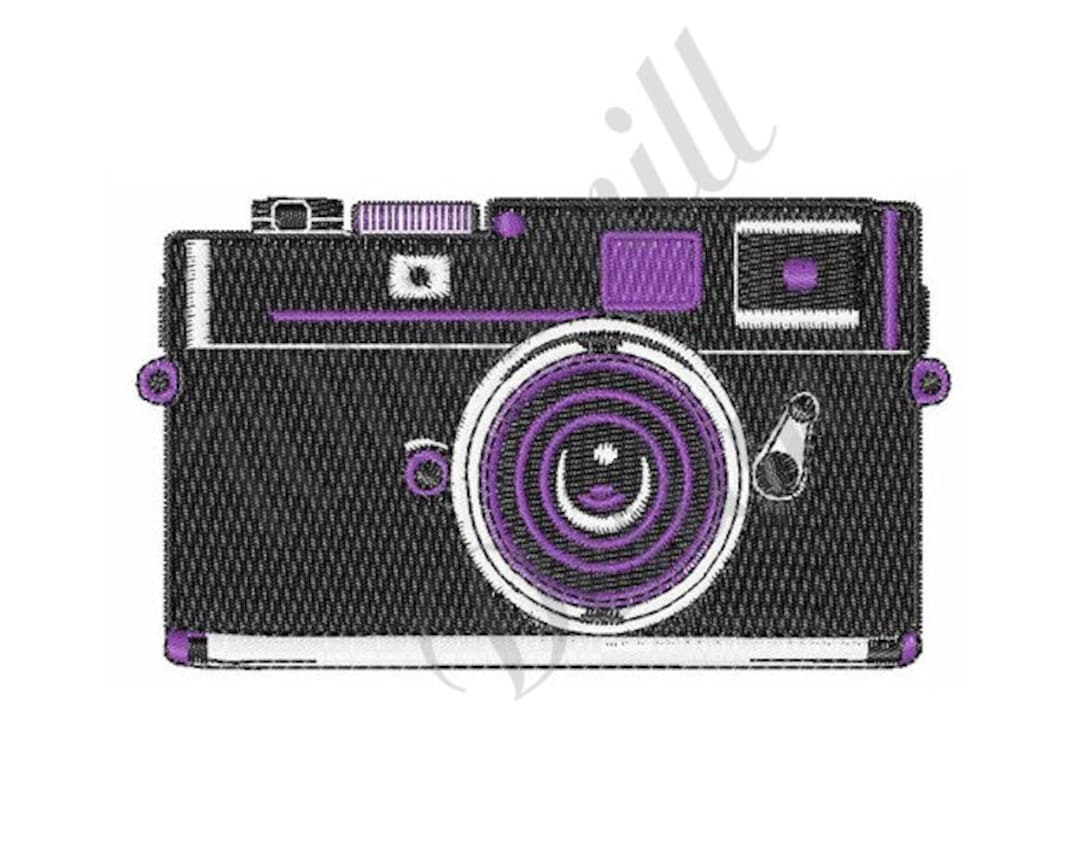 35mm Camera - Machine Embroidery Design, Embroidery Designs, Embroidery ...