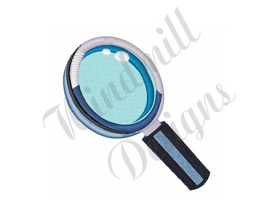 Magnifying Glass machine Embroidery Design Embroidery | Etsy