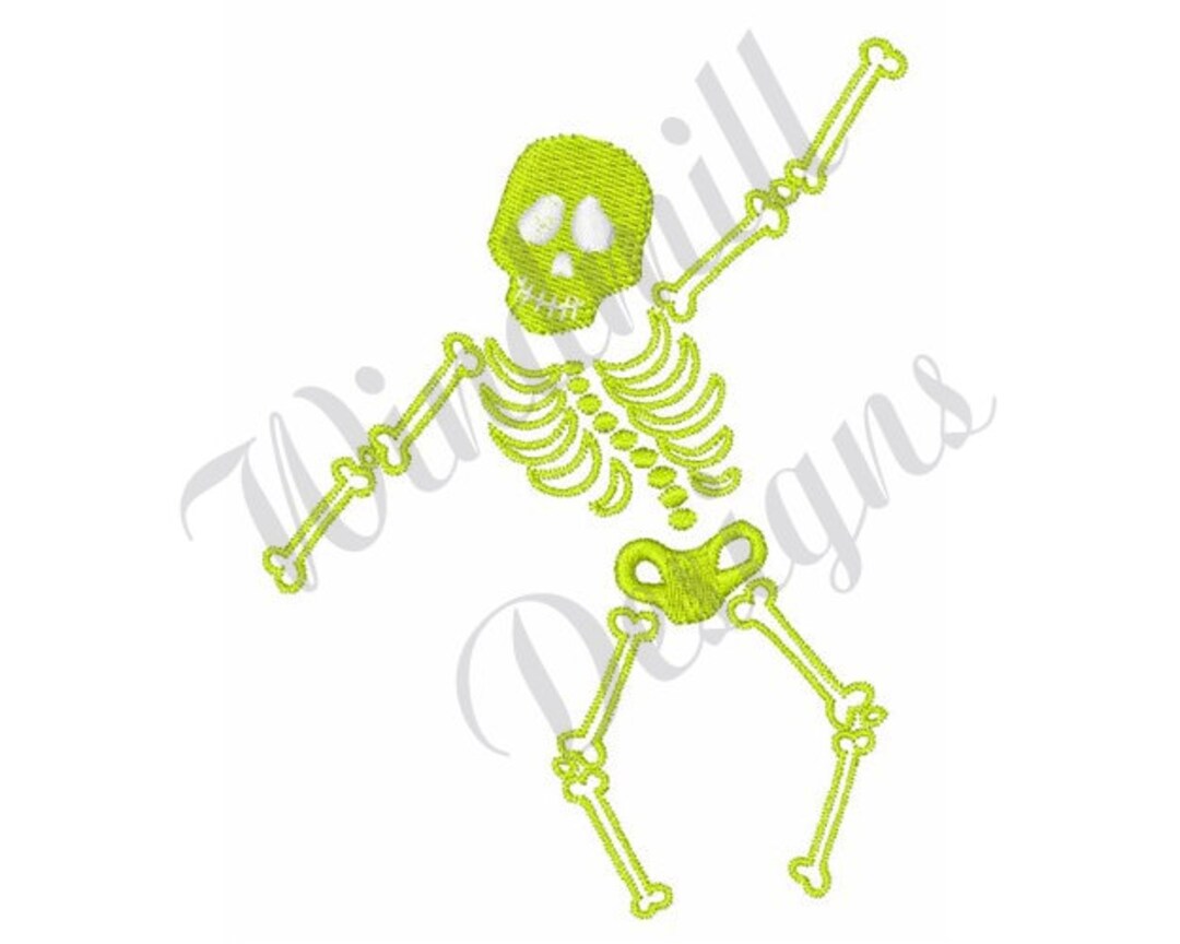 Halloween Skeleton Machine Embroidery Design, Embroidery Designs ...