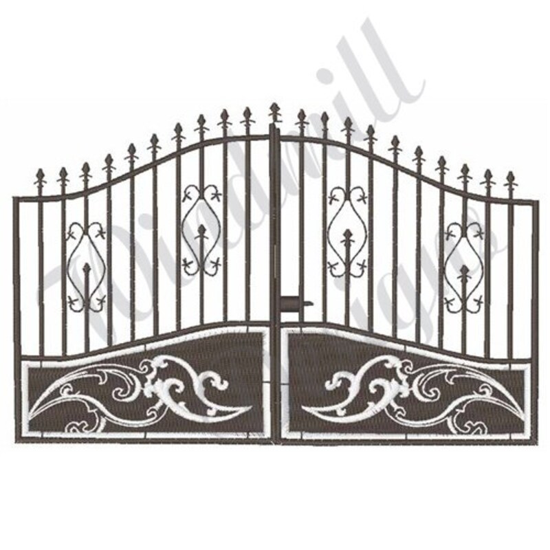 Wrought Iron Gate - Etsy