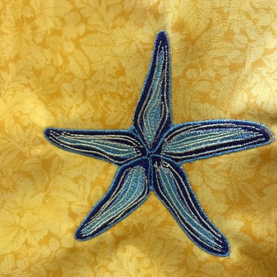 Ripple Starfish - Machine Embroidery Design, Embroidery Designs ...