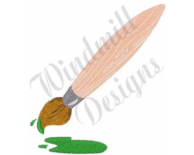 Paint Brush - Machine Embroidery Design, Embroidery Designs, Machine ...