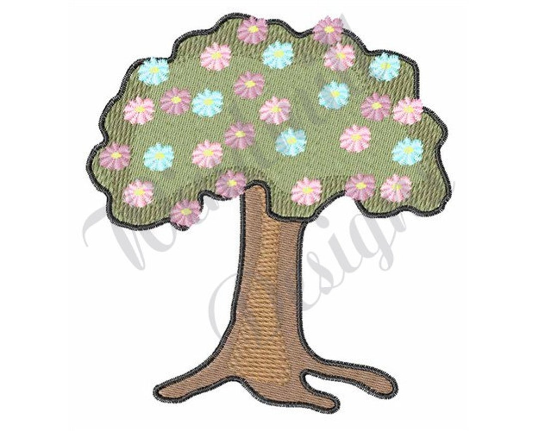Floral Tree - Machine Embroidery Design, Embroidery Designs, Machine ...