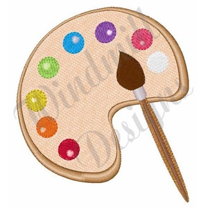 Paint Palette - Machine Embroidery Design, Embroidery Designs, Machine ...