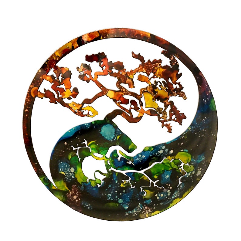 Yin Yang Tree of Life - Etsy