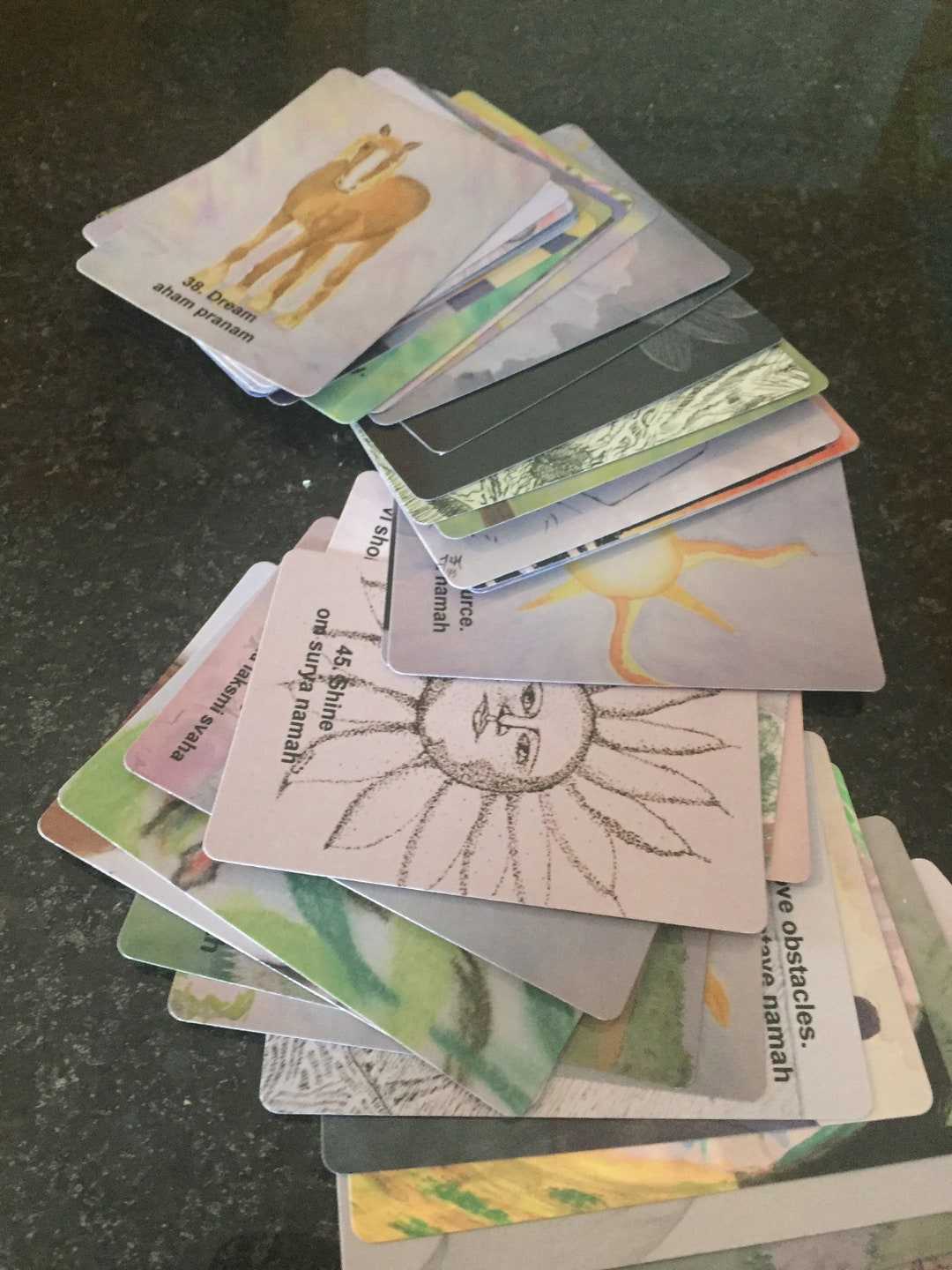 Mantra Oracle Cards - Etsy