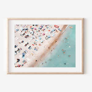 Beach Prints, Beach Poster, Beach Print Download, People Beach Print ...