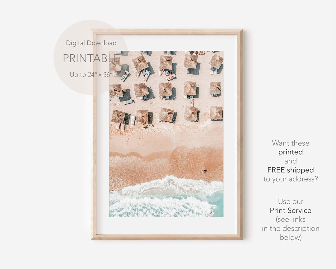 Beach Print, Aerial Beach Print, Beach People Art, Bondi Beach Print ...