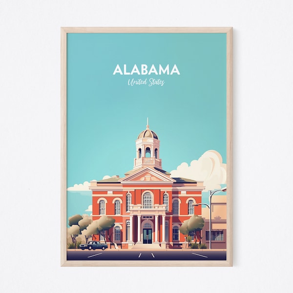 Alabama Poster - Etsy