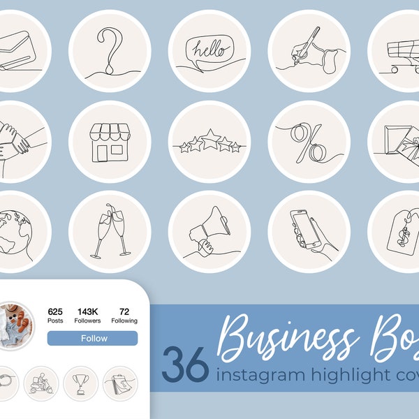 Highlight Covers - Etsy