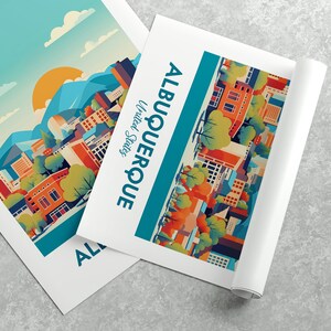 Albuquerque Travel Poster, Albuquerque Print, Albuquerque New Mexico ...
