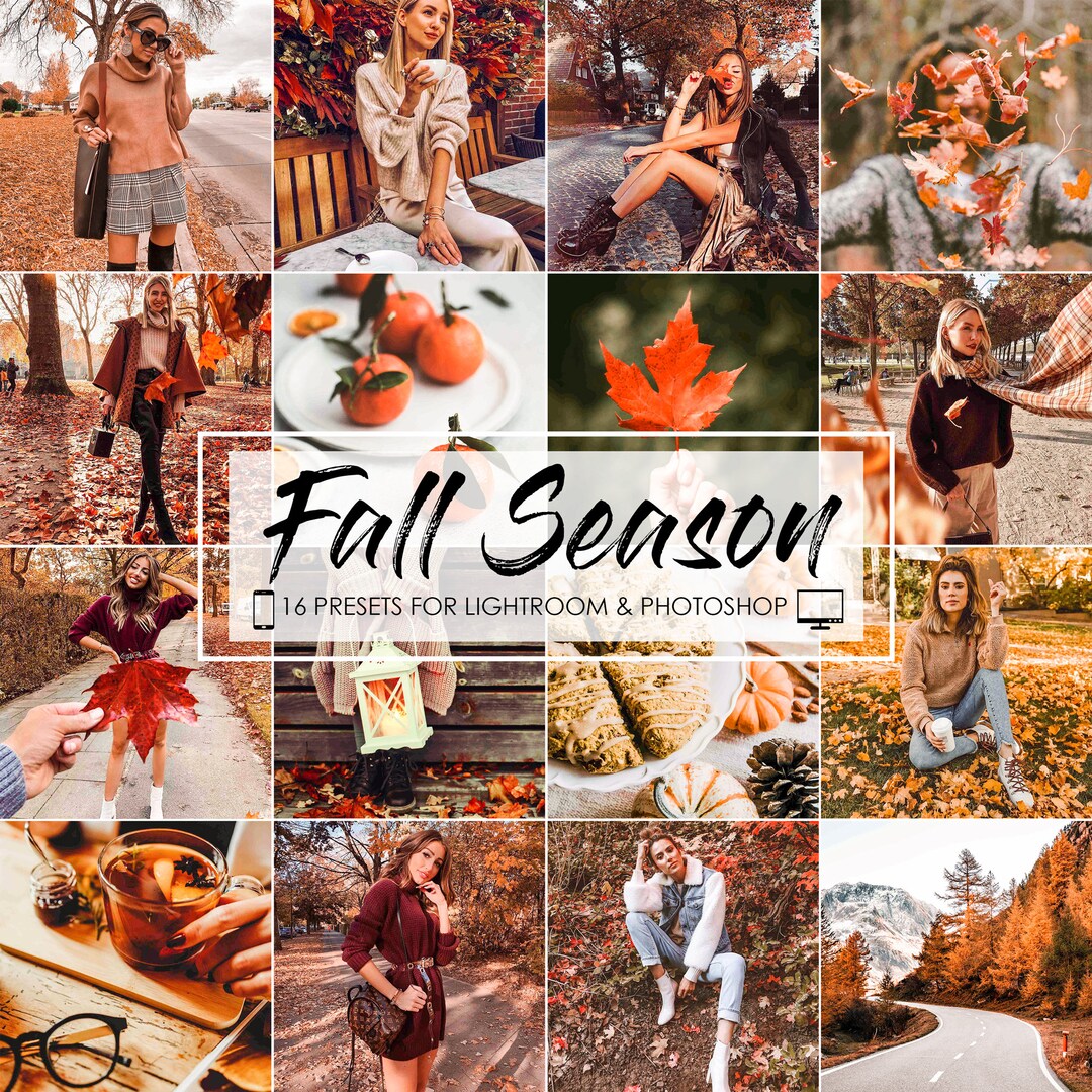 FALL PRESETS LIGHTROOM, Mobile Lightroom Presets, Autumn Presets, Warm ...