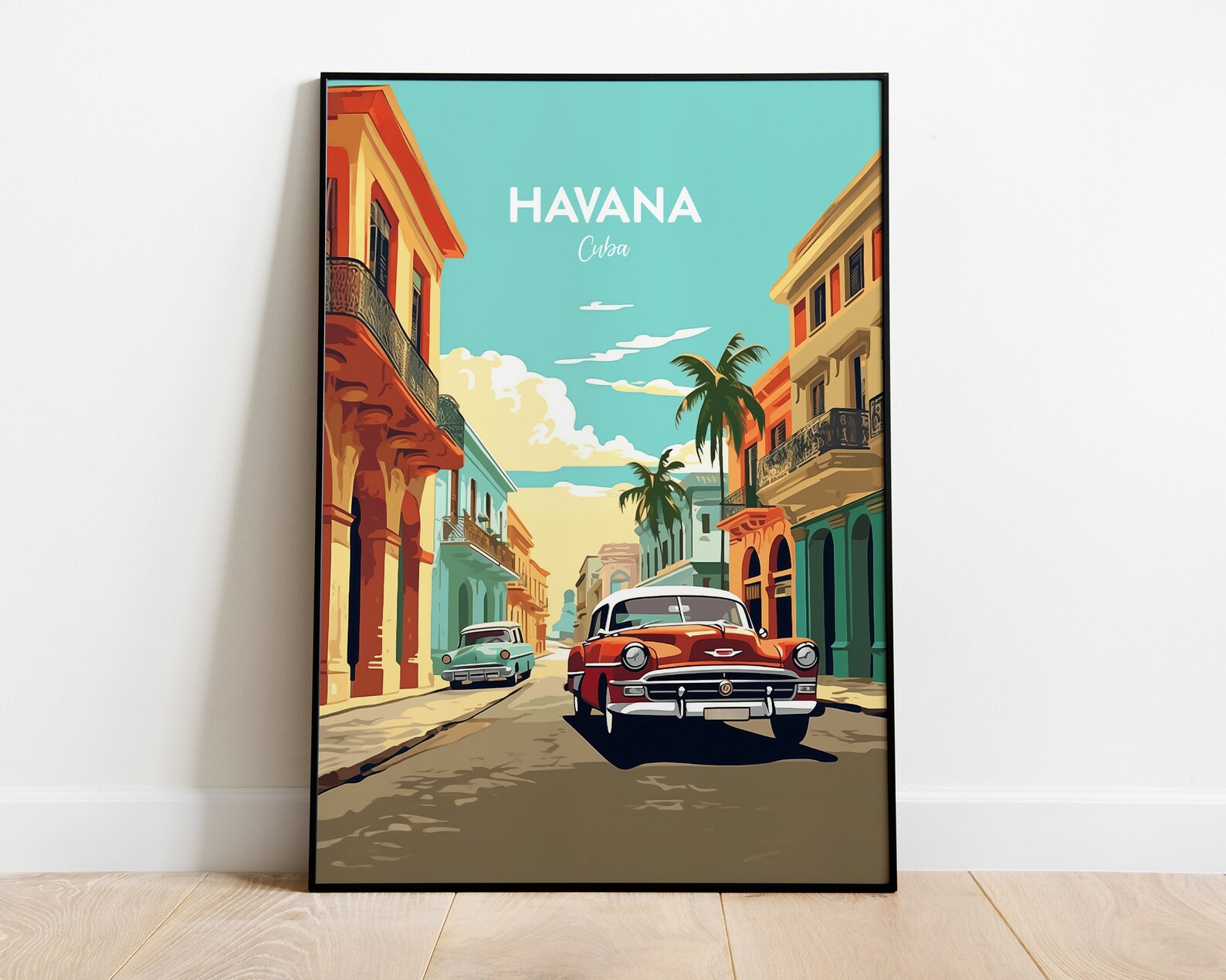 Havana Travel Print, Havana Poster, Havana Cuba Print, Havana Print Art ...