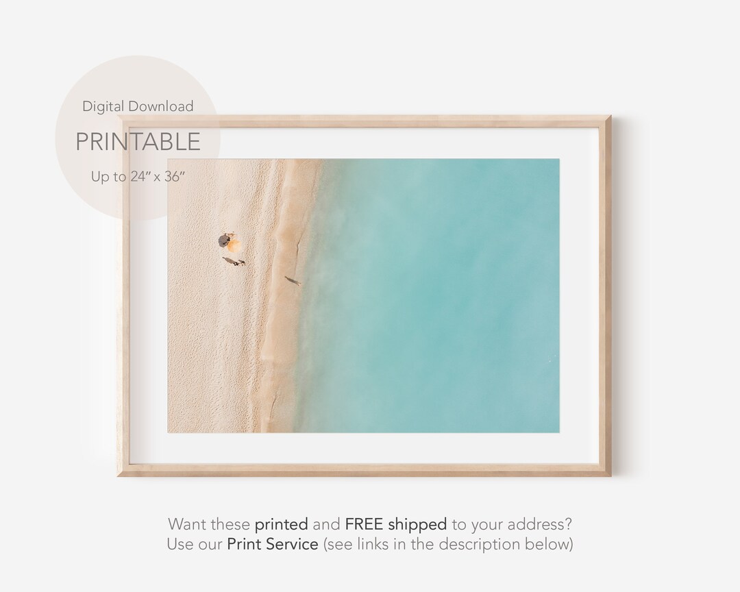Beach Print, Beach Wall Art, Beach Large Printable Art, Beach Home ...