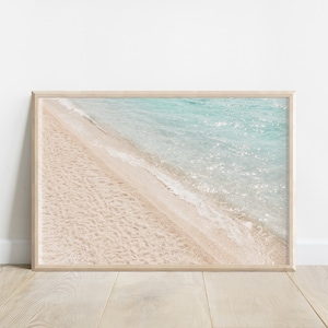 Printable Beach Wall Art, Aerial Beach Print, Beach Poster, Beach ...