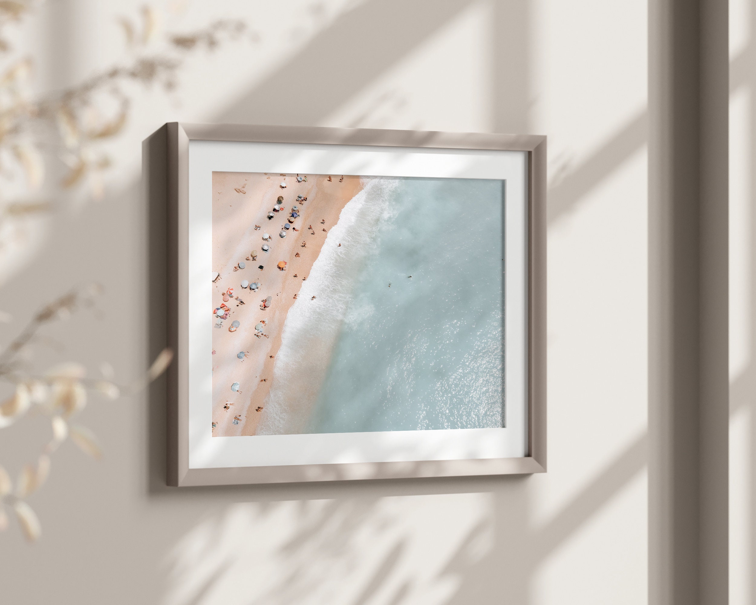 Aerial Beach Art Print Abstract Beach Print Printable Art - Etsy
