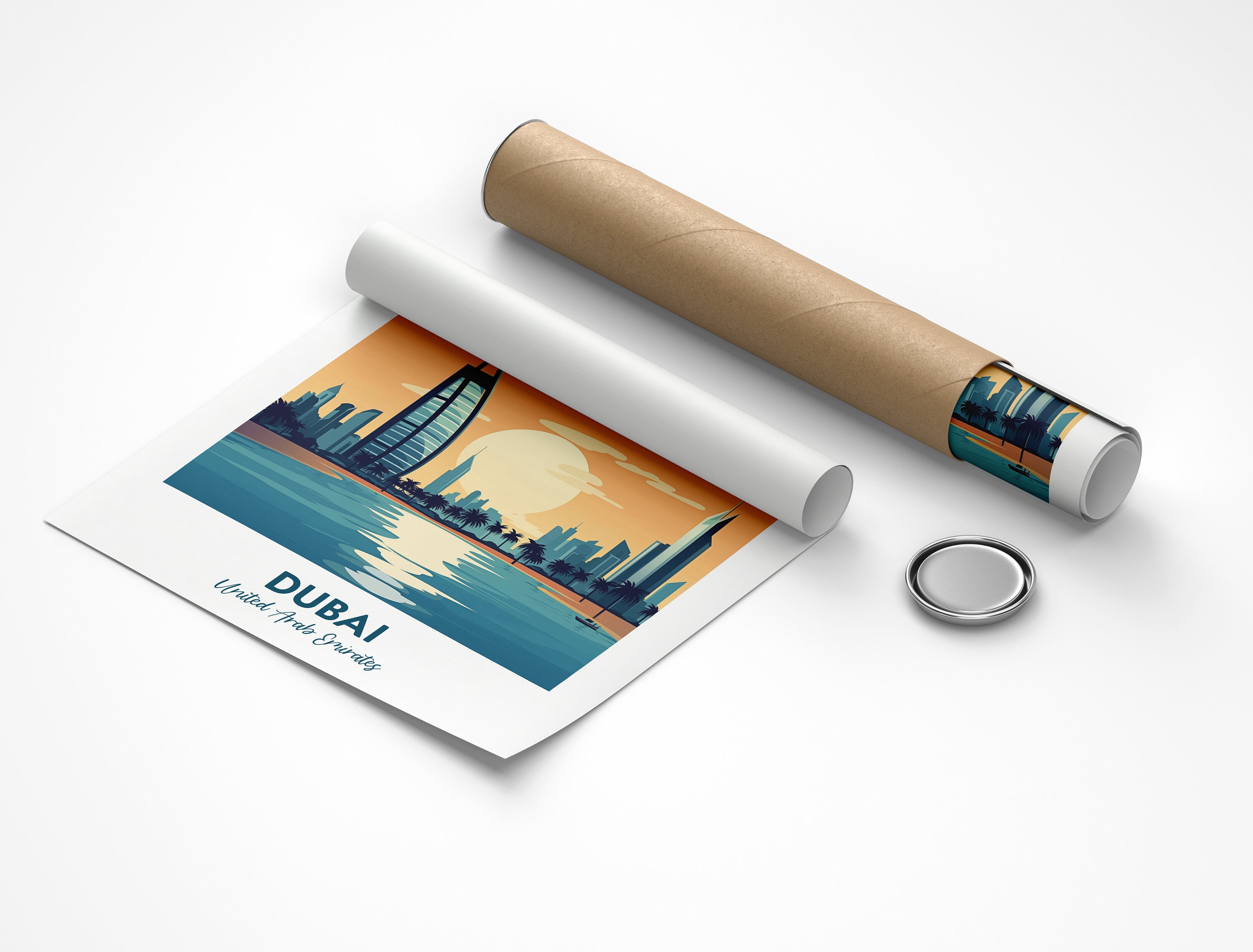 Dubai Travel Print, Dubai Print, Dubai UAE Poster, United Arab Emirates ...