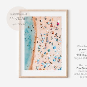 Aerial Beach Photography Large, Beach Digital Prints Art, Beach Art ...