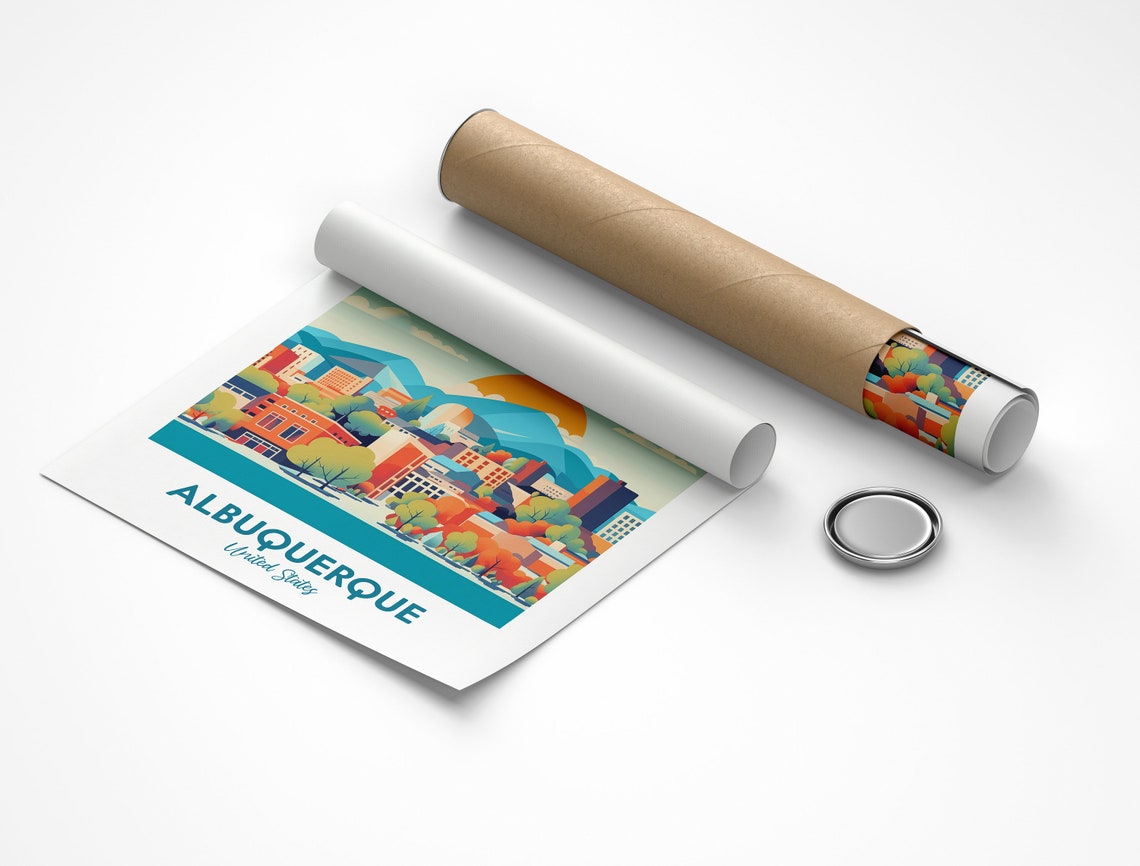 Albuquerque Travel Poster, Albuquerque Print, Albuquerque New Mexico ...