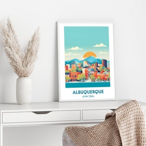 Albuquerque Travel Poster, Albuquerque Print, Albuquerque New Mexico ...