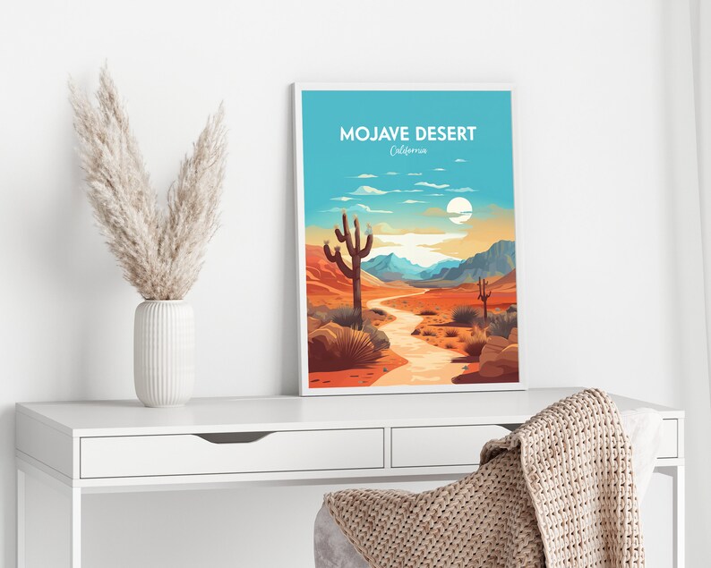 Mojave California Print, Mojave Travel Print, California Print ...